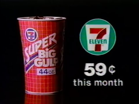 7-Eleven Super Big Gulp Commercial | 1980s & 1990s Commercials - YouTube