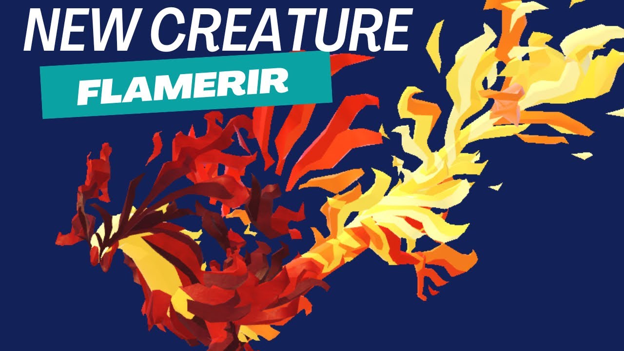 New Creature! Flamerir Growth Stages in Creatures of Sonaria - YouTube