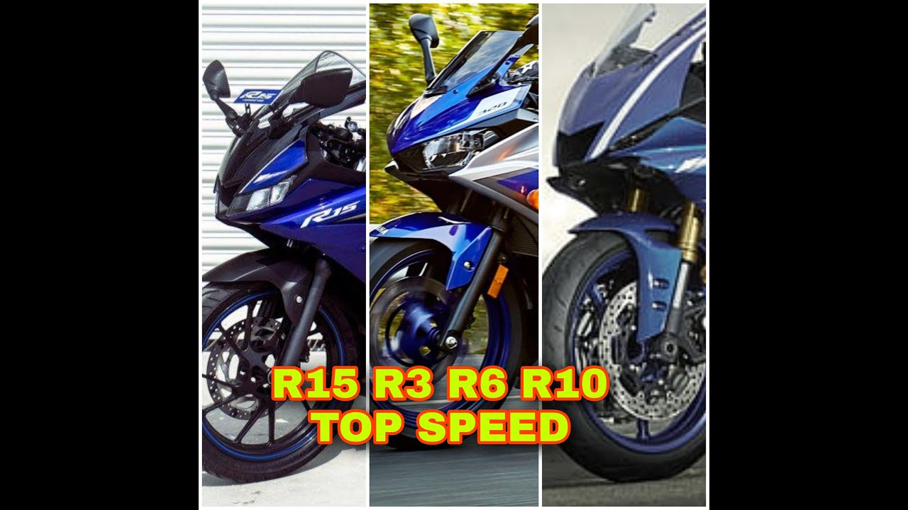 TOP SPEED of R series | R15. R3. R6. R1| 2020 |yamaha - YouTube