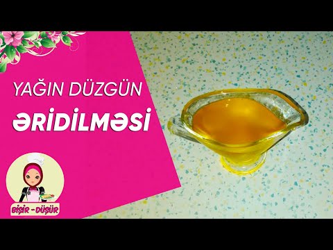 🔴Kərə yağının düzgün şəkildə əridilməsi (tereyağı nasıl eridilir)(как растопить масло)