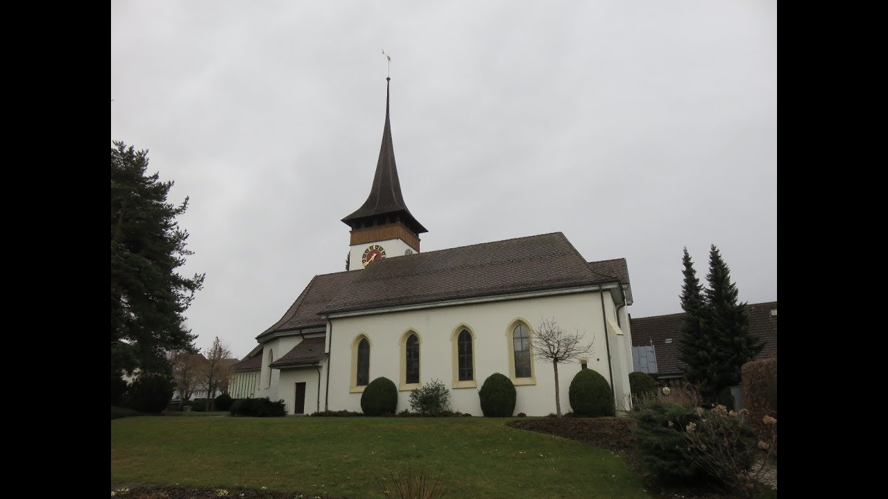Eriswil BE, Reformierte Kirche, Vollgeläute - YouTube