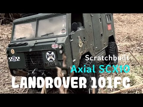 Axial SCX10 Landrover 101FC Forward Control Army Landrover - YouTube