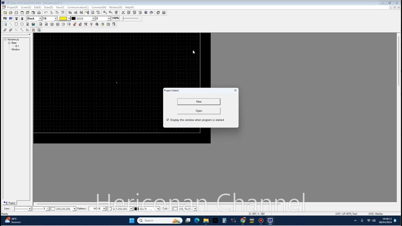 Cara Instal GP Editor pada windows 11 (Software Buat Logic panel LPS070 ...