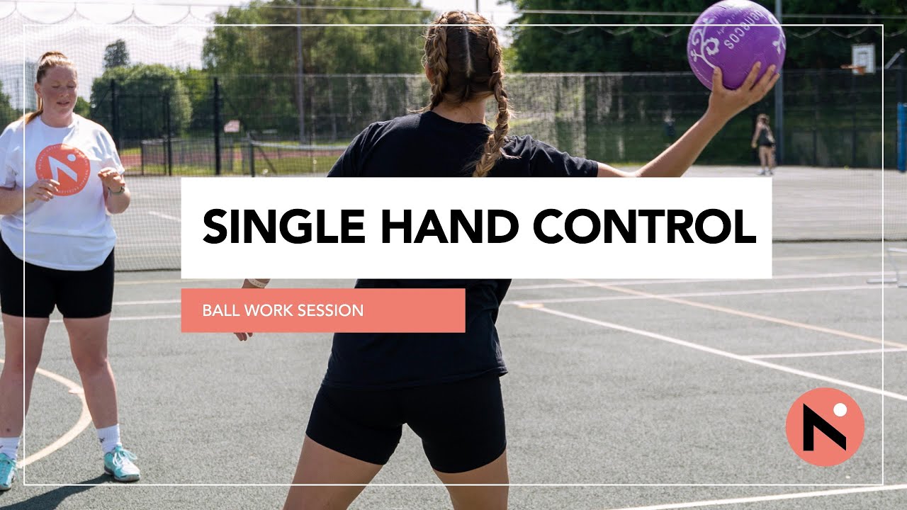 BALL WORK // SINGLE HAND CONTROL // NETBALL TRAINING // SOLO SESSION ...