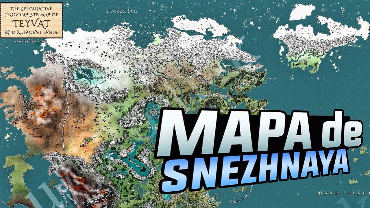 ¿SE FILTRA MAPA de NORTE DE MONDSTADT Y SNEZHNAYA? GENSHIN IMPACT - YouTube