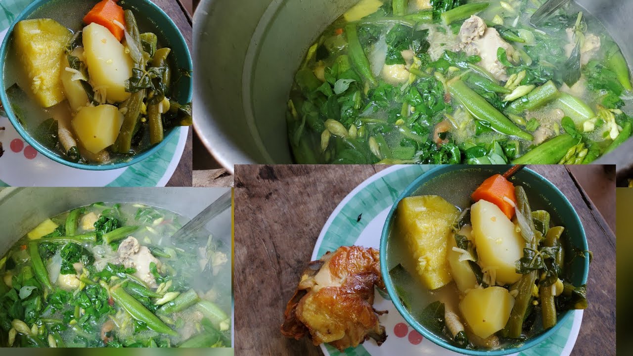 cocinando un pollo crioyo en sopa con verdura un que delisia - YouTube