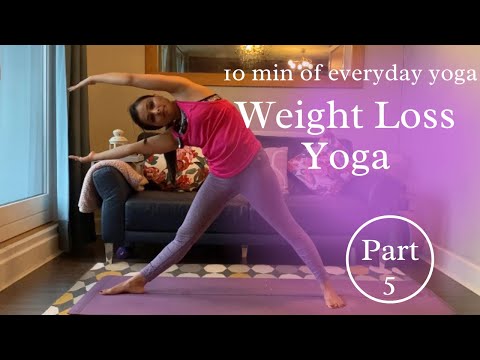 6 Weeks Weight Loss Yoga Challenge || 10 min of Everyday Yoga Part # 5