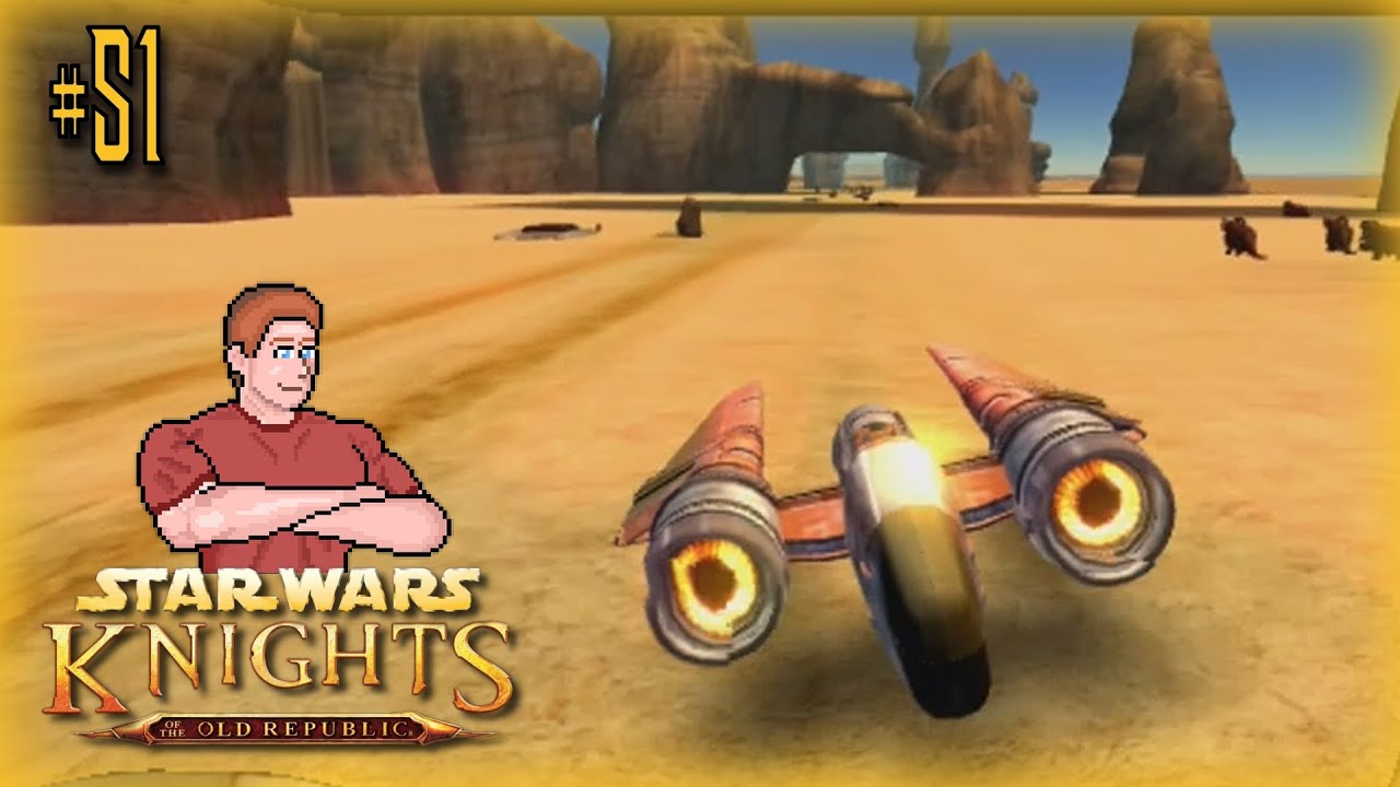 Star Wars: KOTOR (Tatooine Swoop Racing) Let's Play! #51 - YouTube