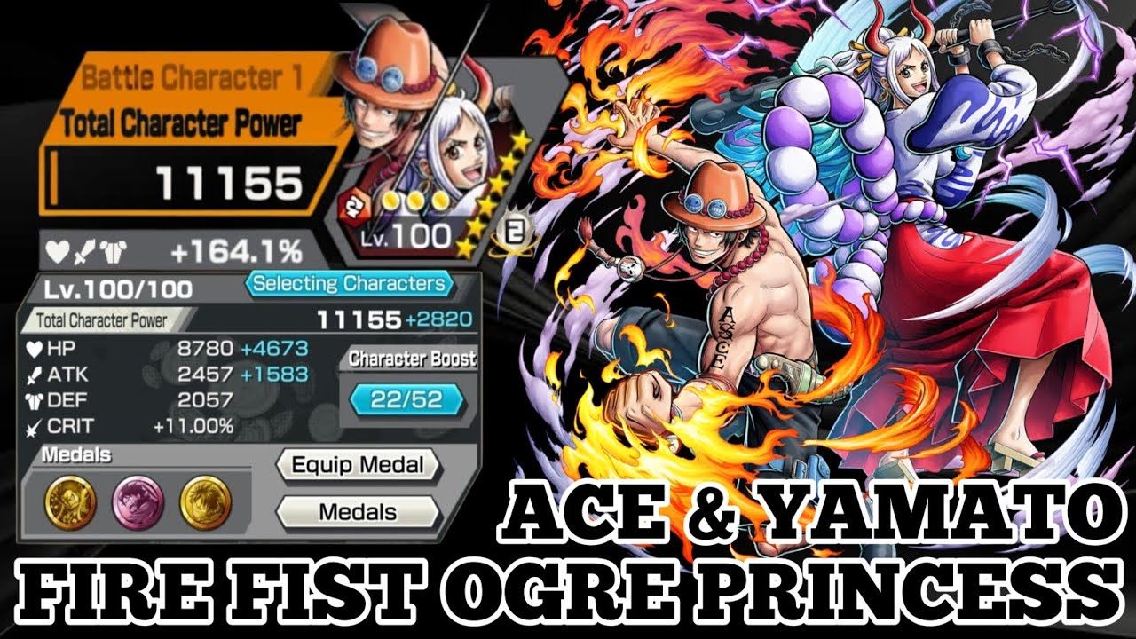 ACE & YAMATO GAMEPLAY | ONE PIECE BOUNTY RUSH | OPBR - YouTube