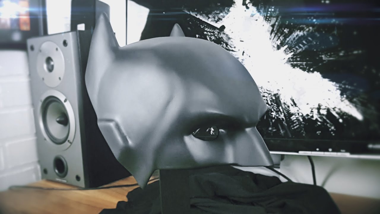 Batman Mask Making with 3D Printer - YouTube