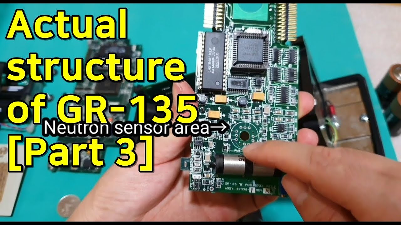 How to disassemble the GR 135 nuclide analyzer part3 - YouTube