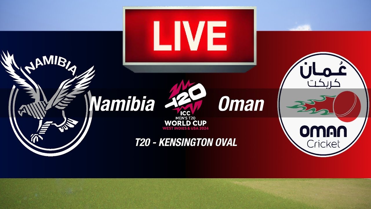 🛑Hindi🛑LIVE- NAMIBIA vs OMAN🛑T20 WORLD CUP🛑NAM vs OMAN🛑CRICKET 24 ...