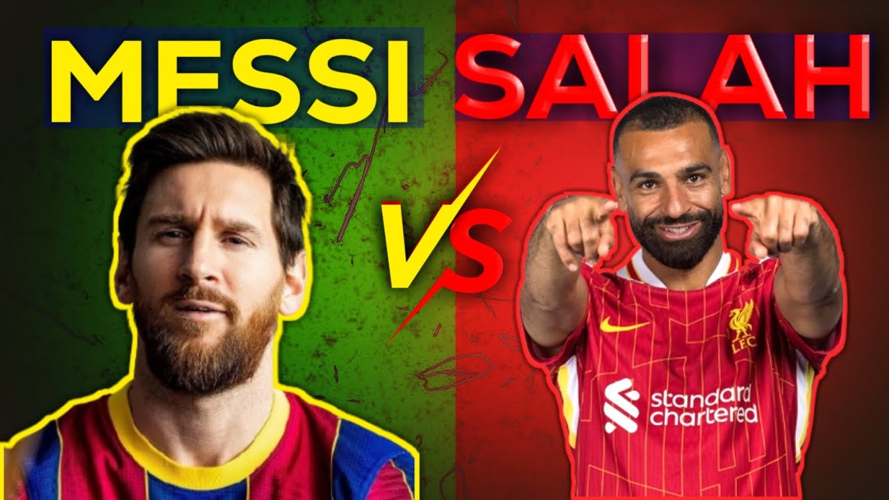 lionel messi vs mohamed salah - YouTube
