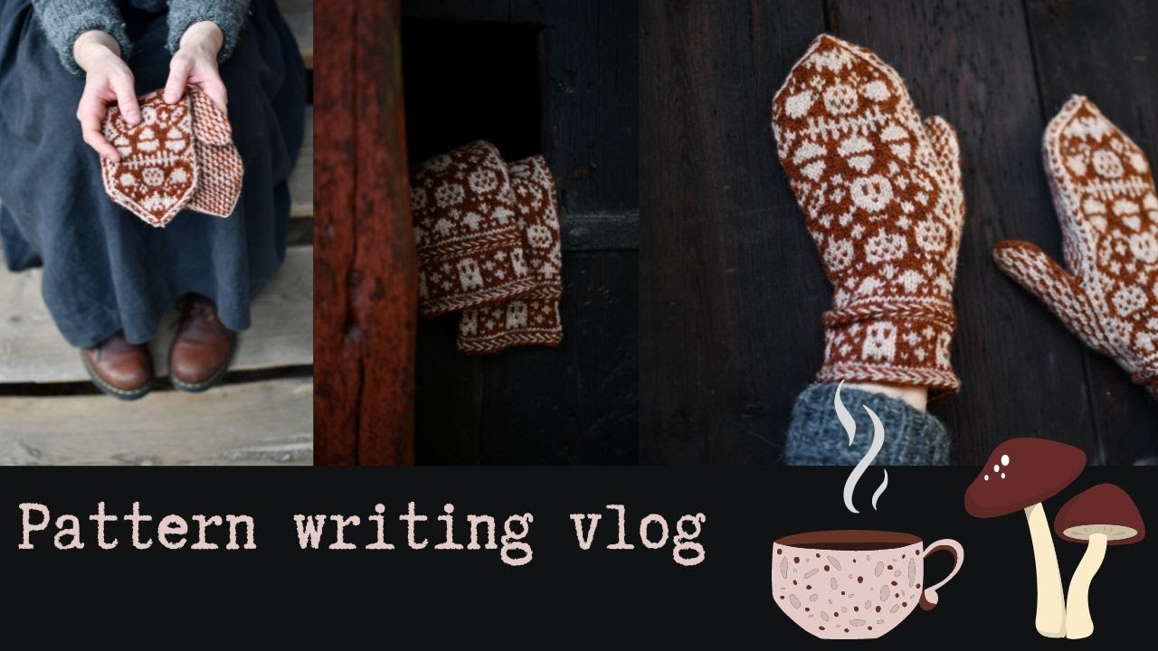 Pumpkin Spice Mittens - knitting vlog! - YouTube