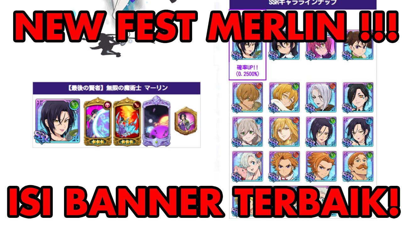 New Fest Merlin JP Update + Isi Banner WORTHID !!! Serta Penjelasan ...