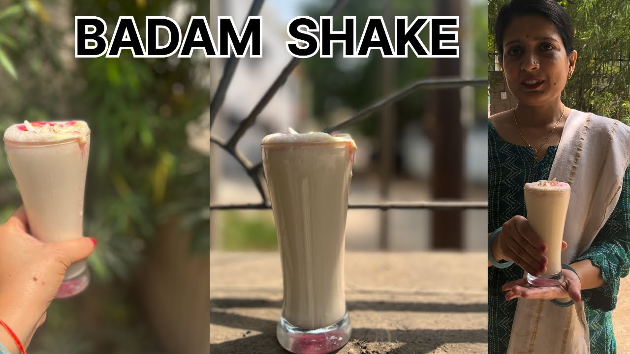 Summer Special Badam Shake Recipe| How To Make Badam shake|Chilled ...