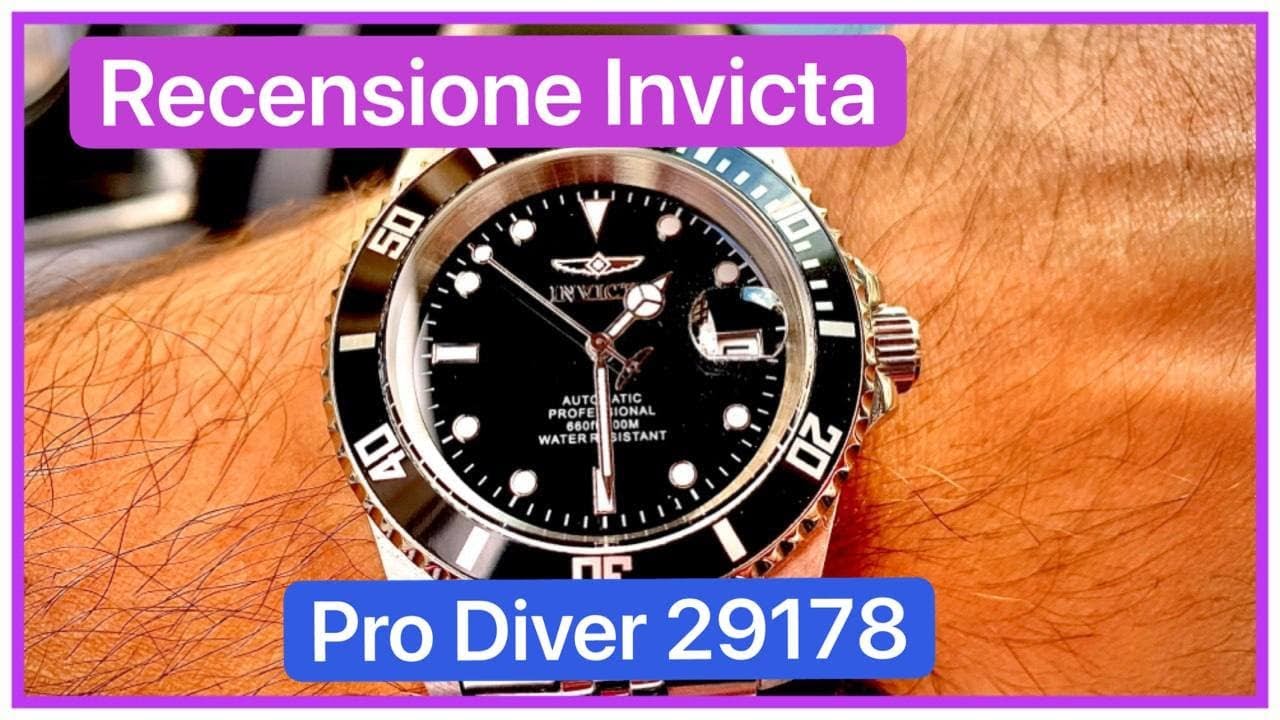 INVICTA PRO DIVER, il miglior HOMAGE del ROLEX SUBMARINER? - YouTube