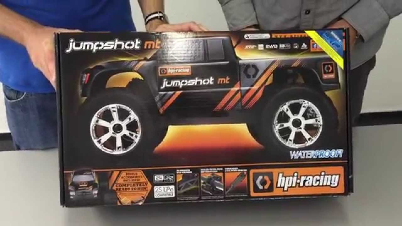 CARS & Details: Unboxing - HPI Jumpshot MT RTR von LRP electronic - YouTube