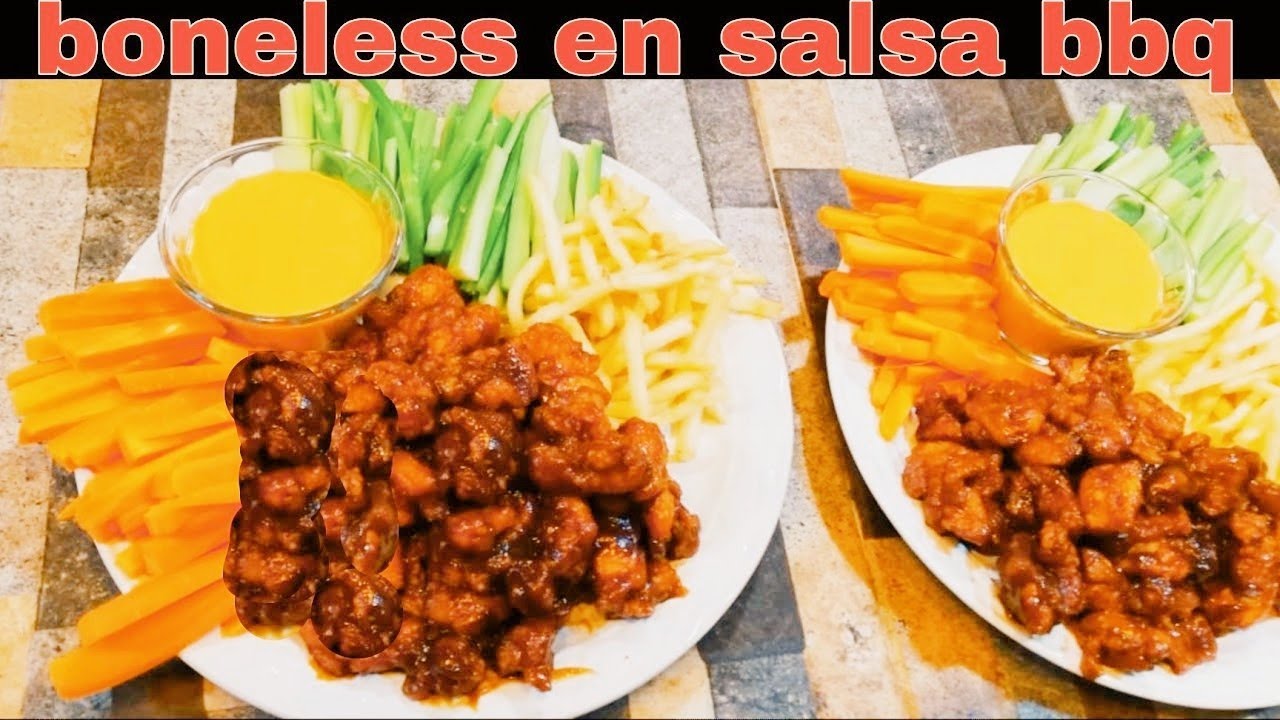 Deliciosos Boneless de pollo en salsa BBQ paso a paso | Antojitos ...