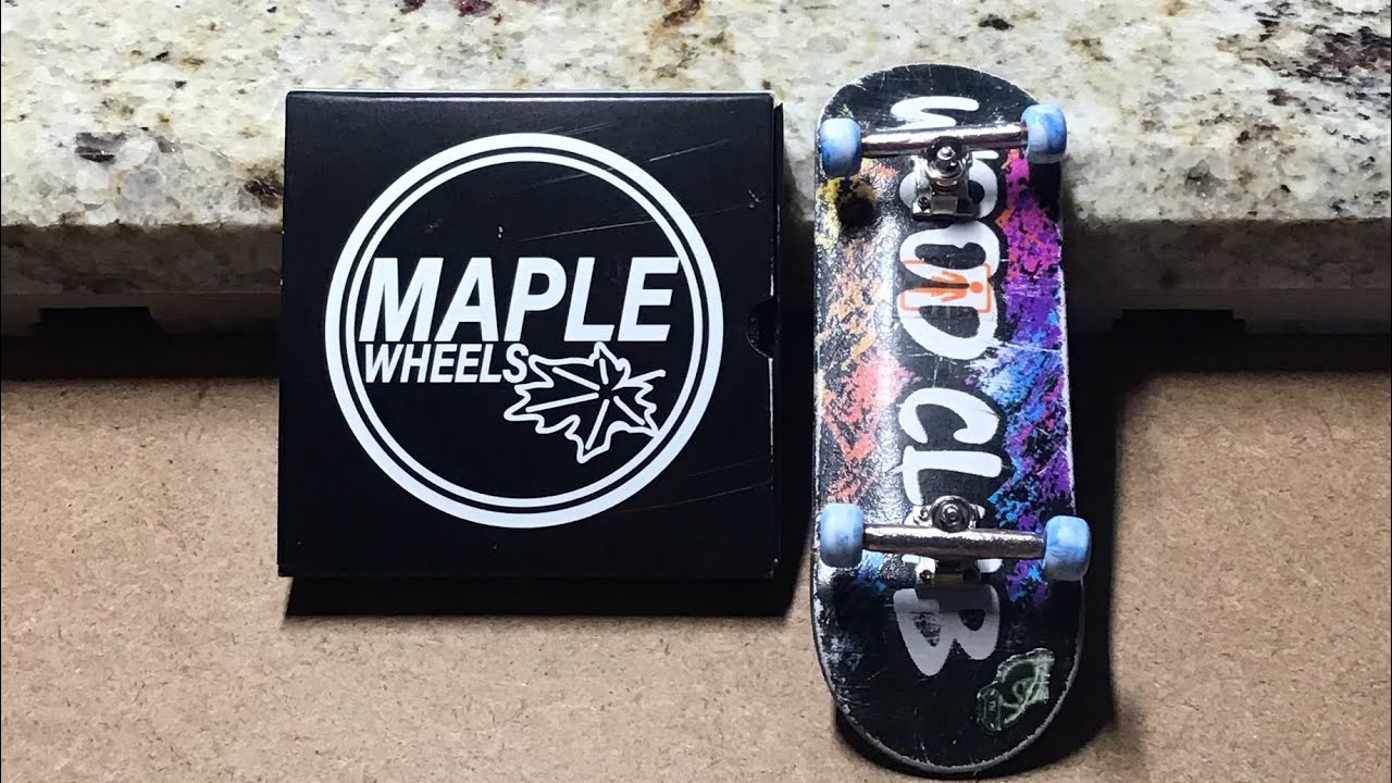 Maple wheels unboxing blue and white swirl! - YouTube