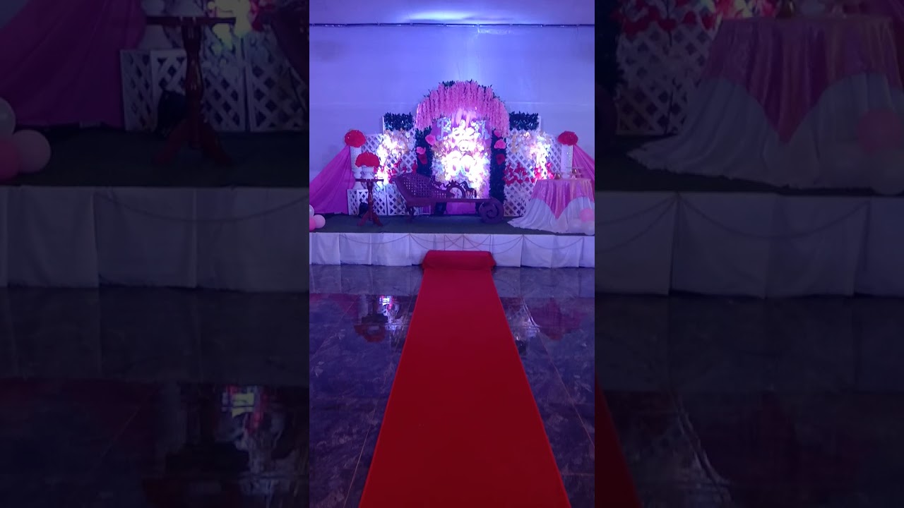 My simple backdraft for a 60th bday celebration - YouTube