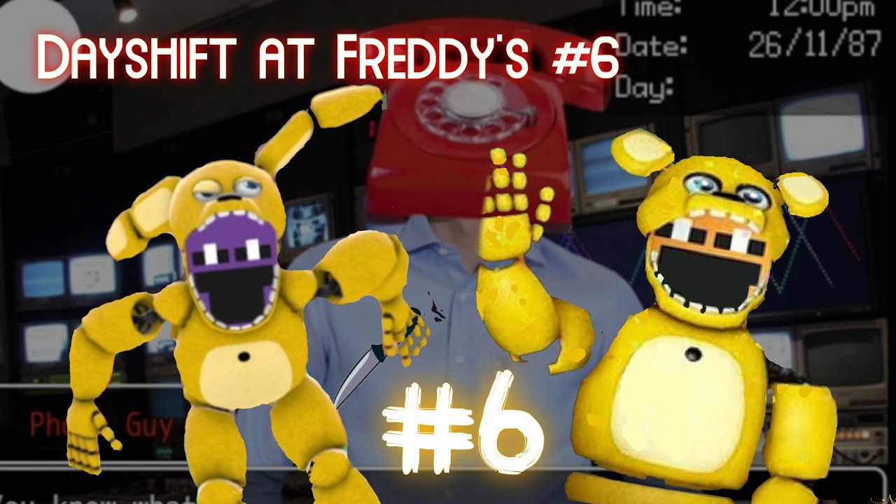 Helping Dave Kill the Kids.. || Dayshift at Freddy's 2 #6 - YouTube