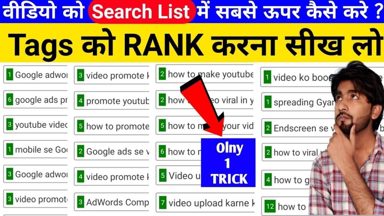 how to find viral tags for youtube video || how to find best tags for ...
