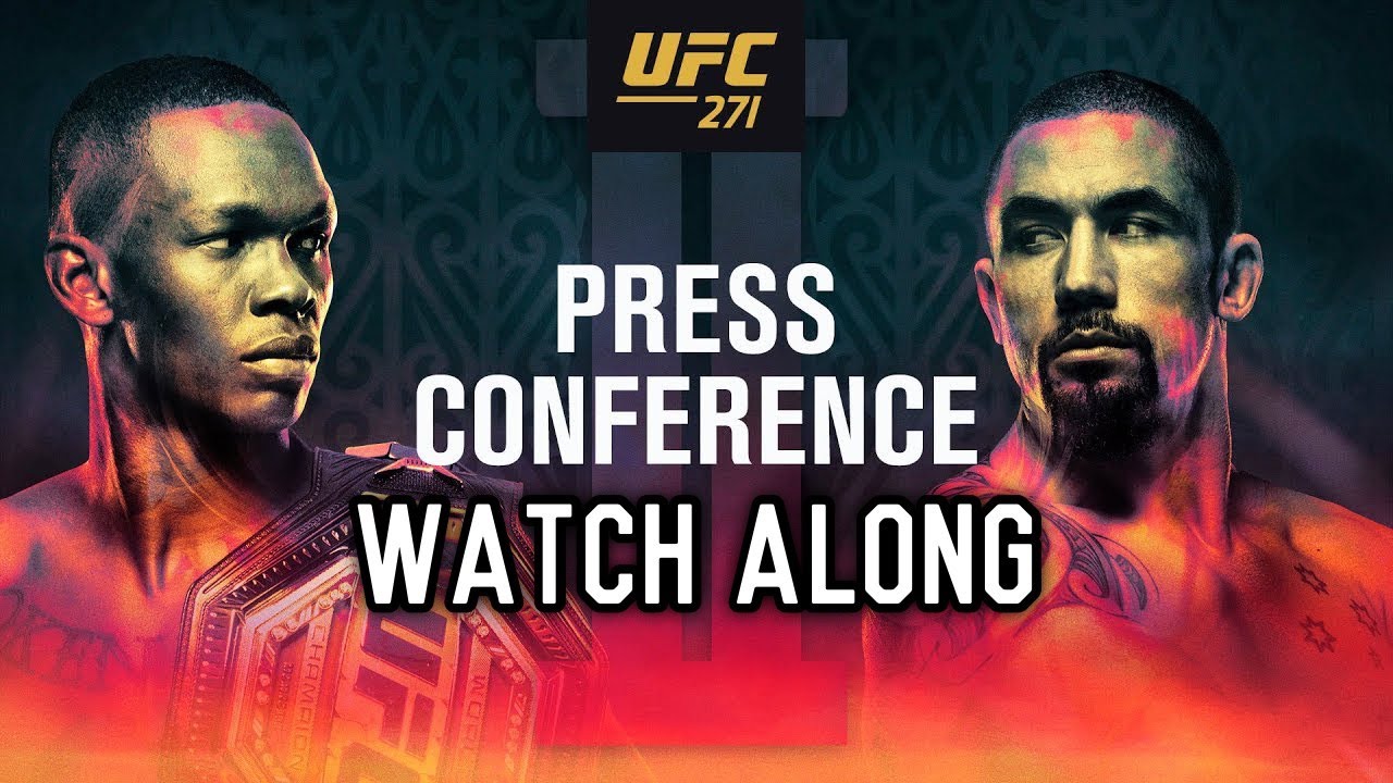 UFC 271: Pre-Fight Press Conference Live Watch Along [Israel Adesanya ...