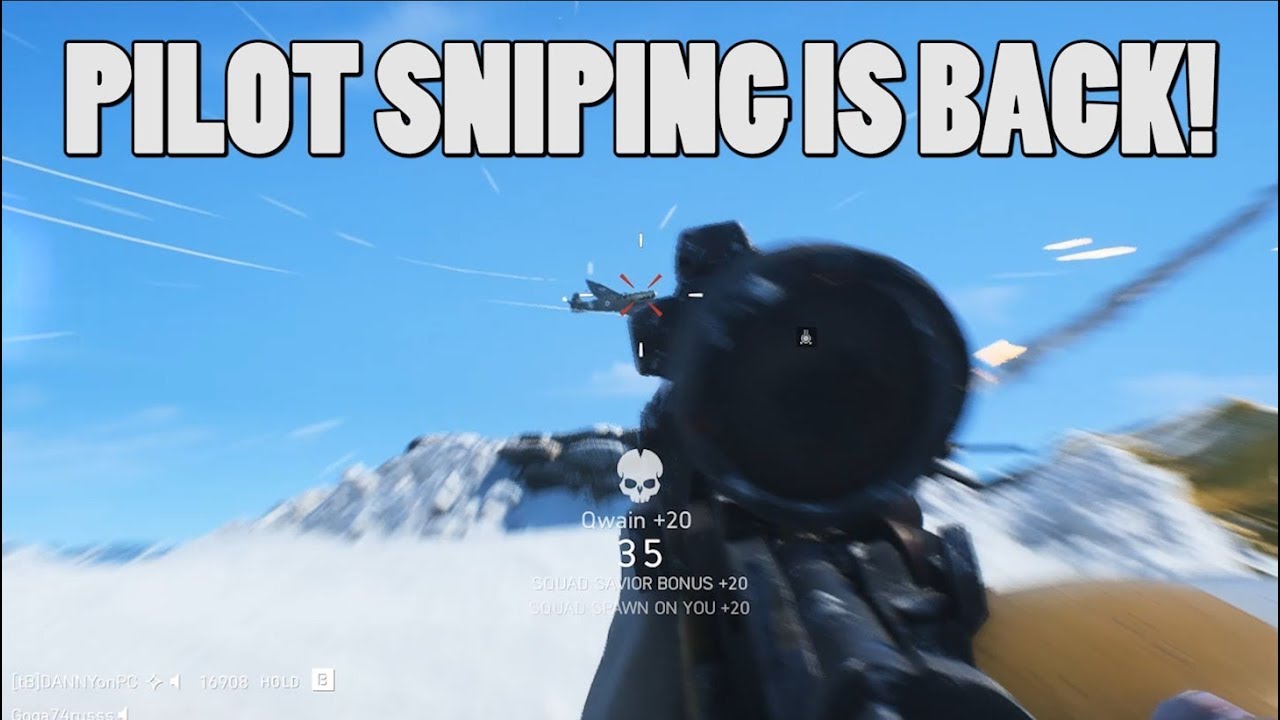 My first pilot snipe! - Battlefield V - YouTube