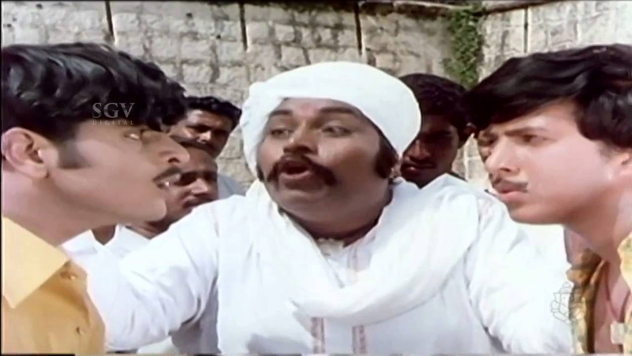 Ramachari and Bul Bul Fight Scenes | Nagarahavu Movie | Kannada scenes ...