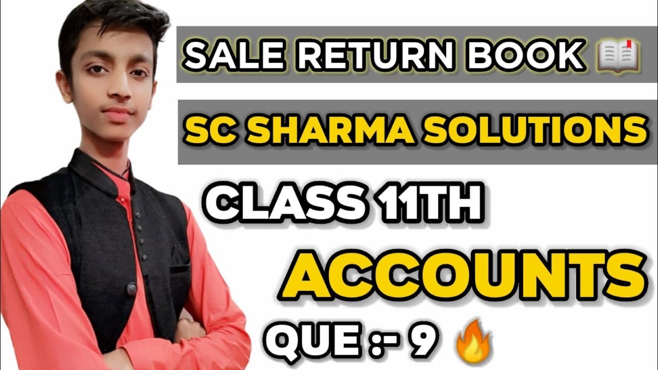 sales return book | sales return book class 11 | subsidiary book | sc ...