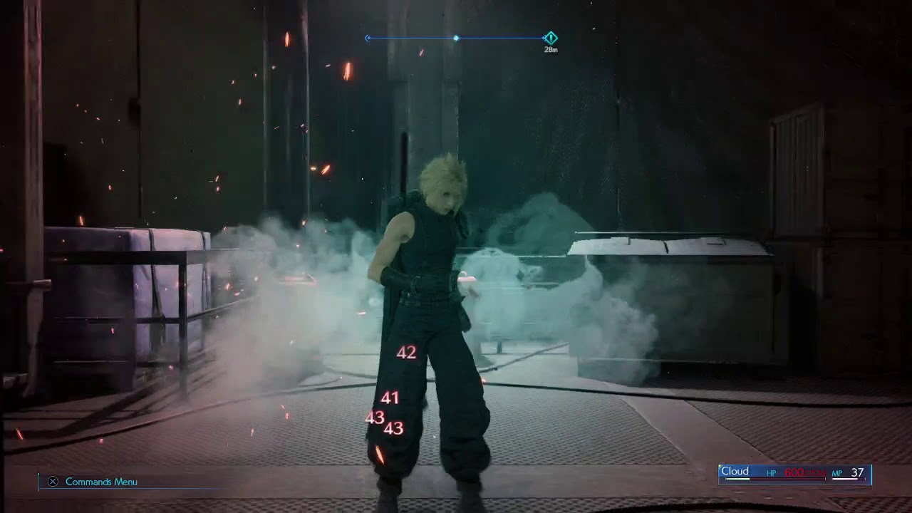 Final Fantasy VII Remake Use Fira Defeat Troops Before Link Up with ...