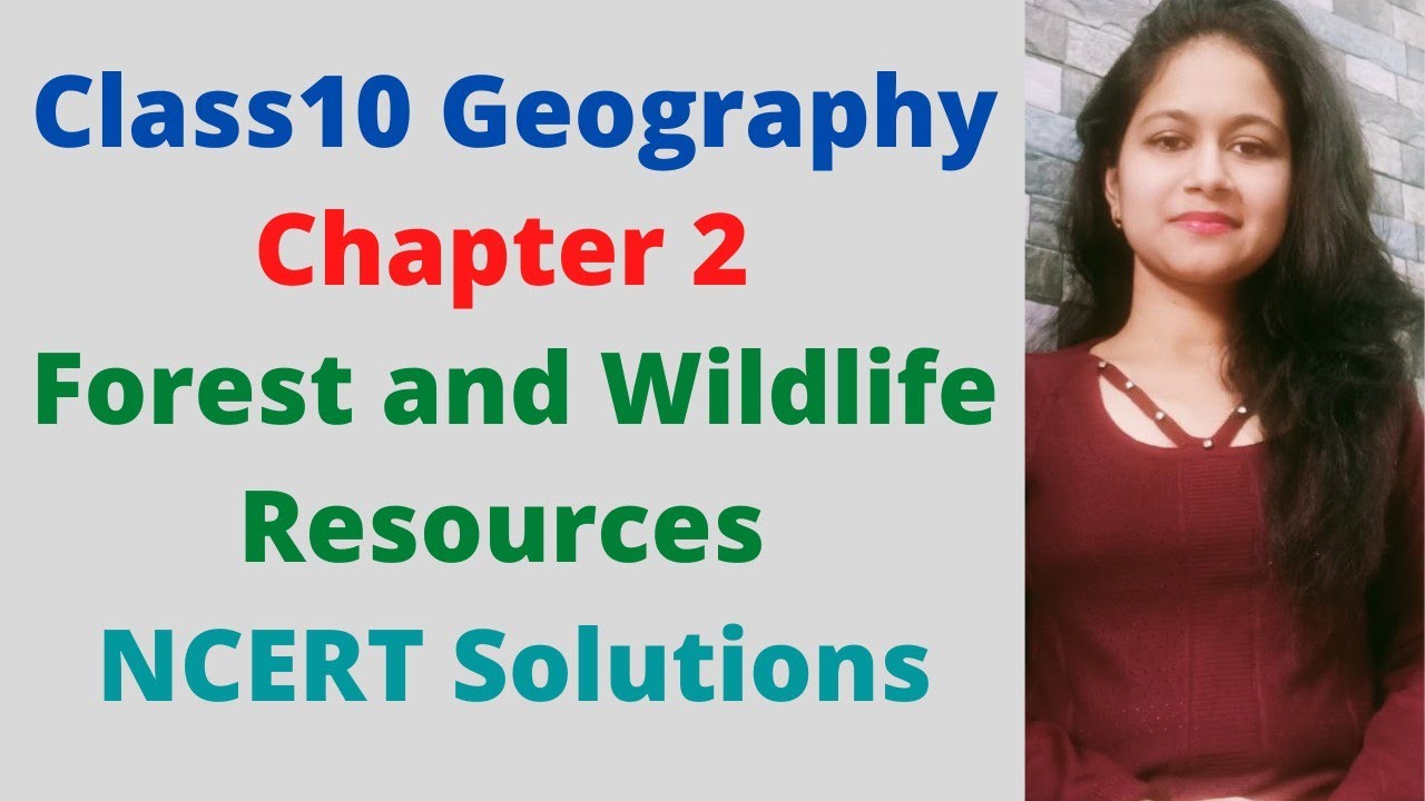 Class10 Geography Chapter 2 Forest and Wildlife Resources NCERT ...