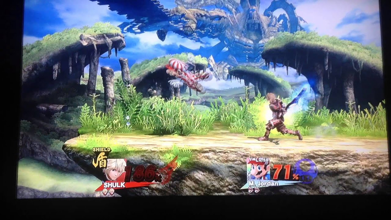 Super Smash Bros. Wii U - Me (Shulk) vs My Mario amiibo (Lvl. 50) - YouTube