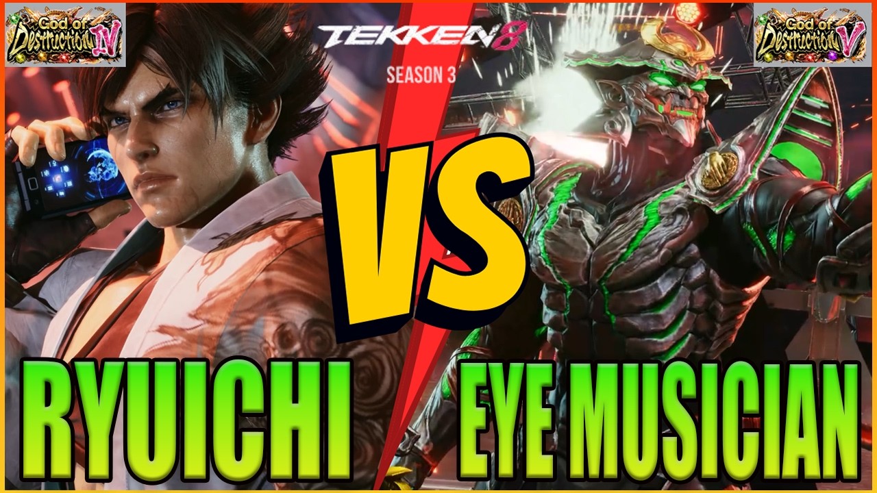 T8 Season 3 RYUICHI (LARS) VS EYE MUSICIAN (YOSHIMITSU)【Tekken 8 High ...