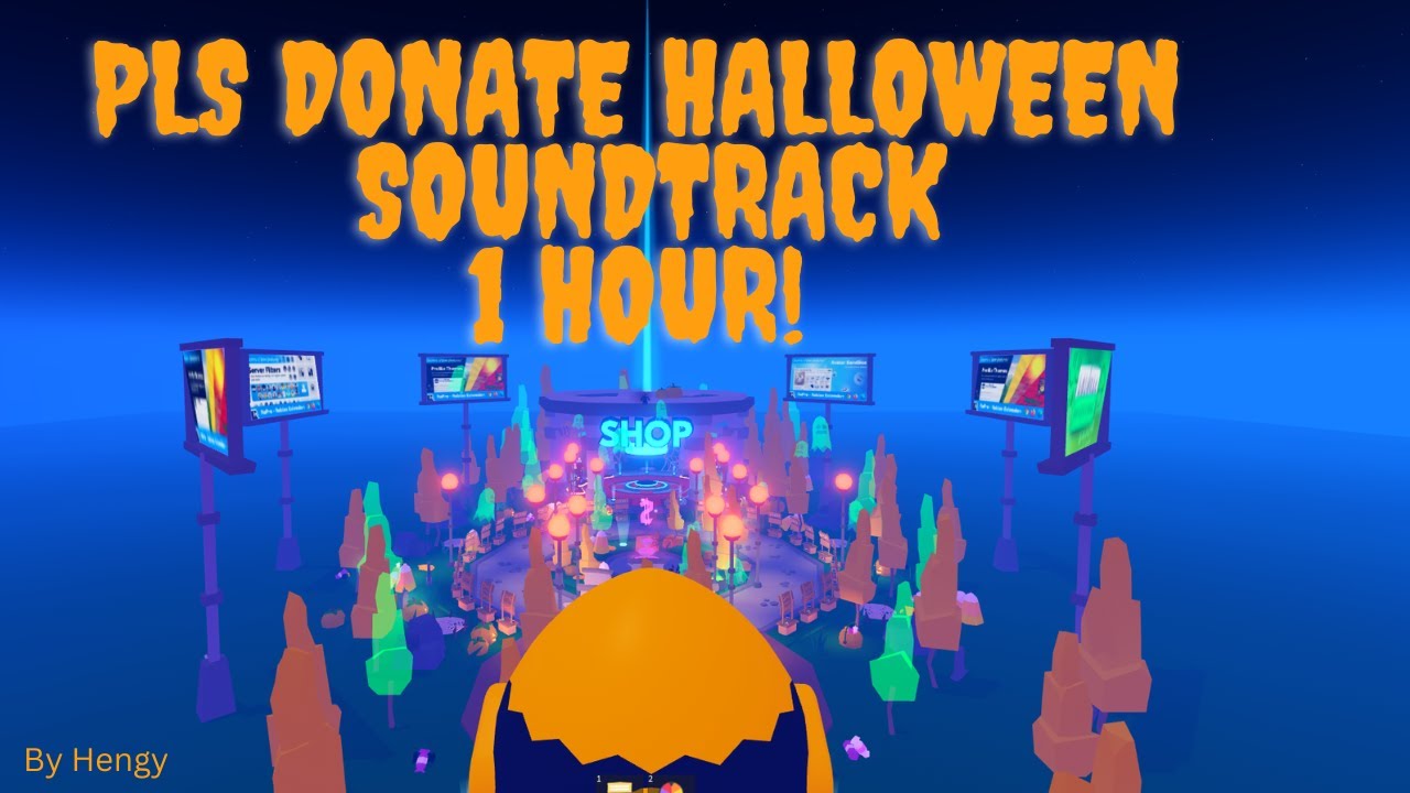 Pls Donate Halloween Lobby Theme 1 HOUR *unofficial* - YouTube