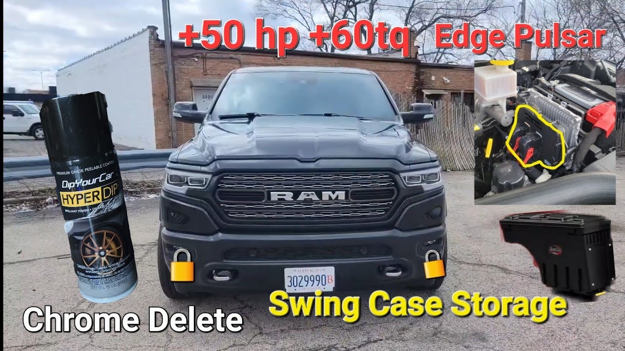 2021 RAM 1500 5.7 Updates & Edge Pulsar tune 0-60! Chrome delete! - YouTube