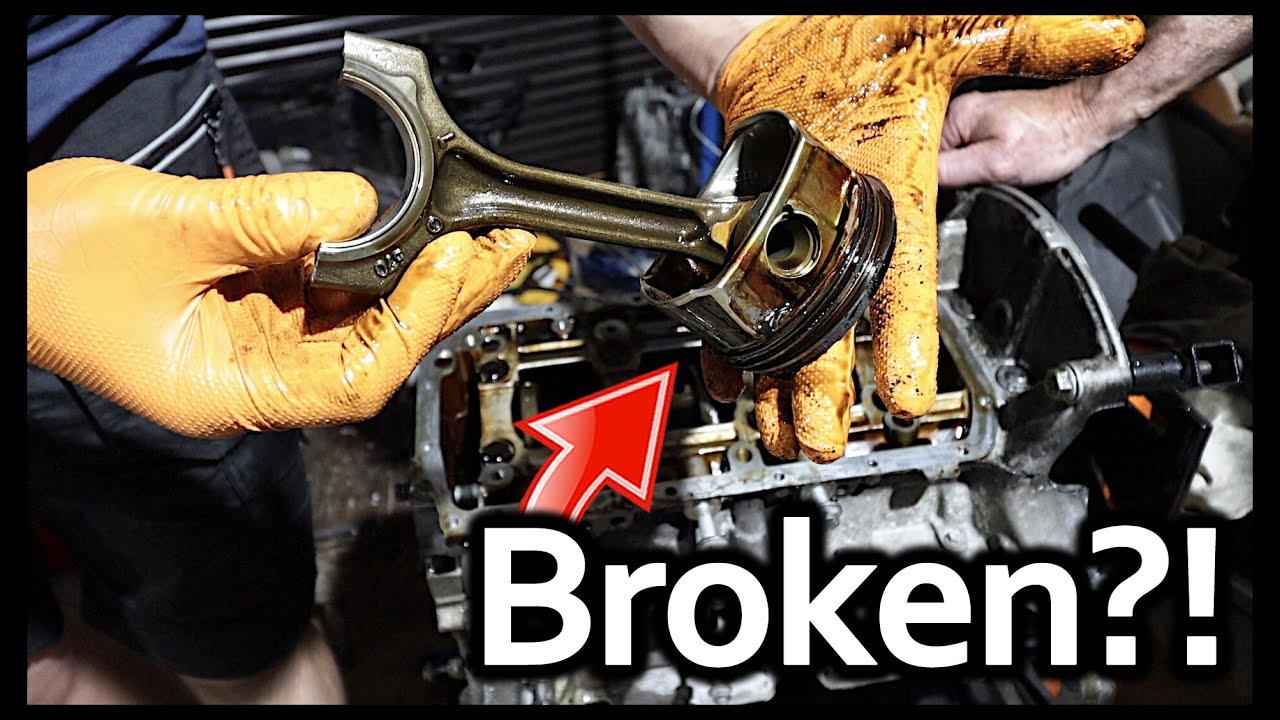 MINI COOPER ENGINE BLOCK DISASSEMBLY - YouTube