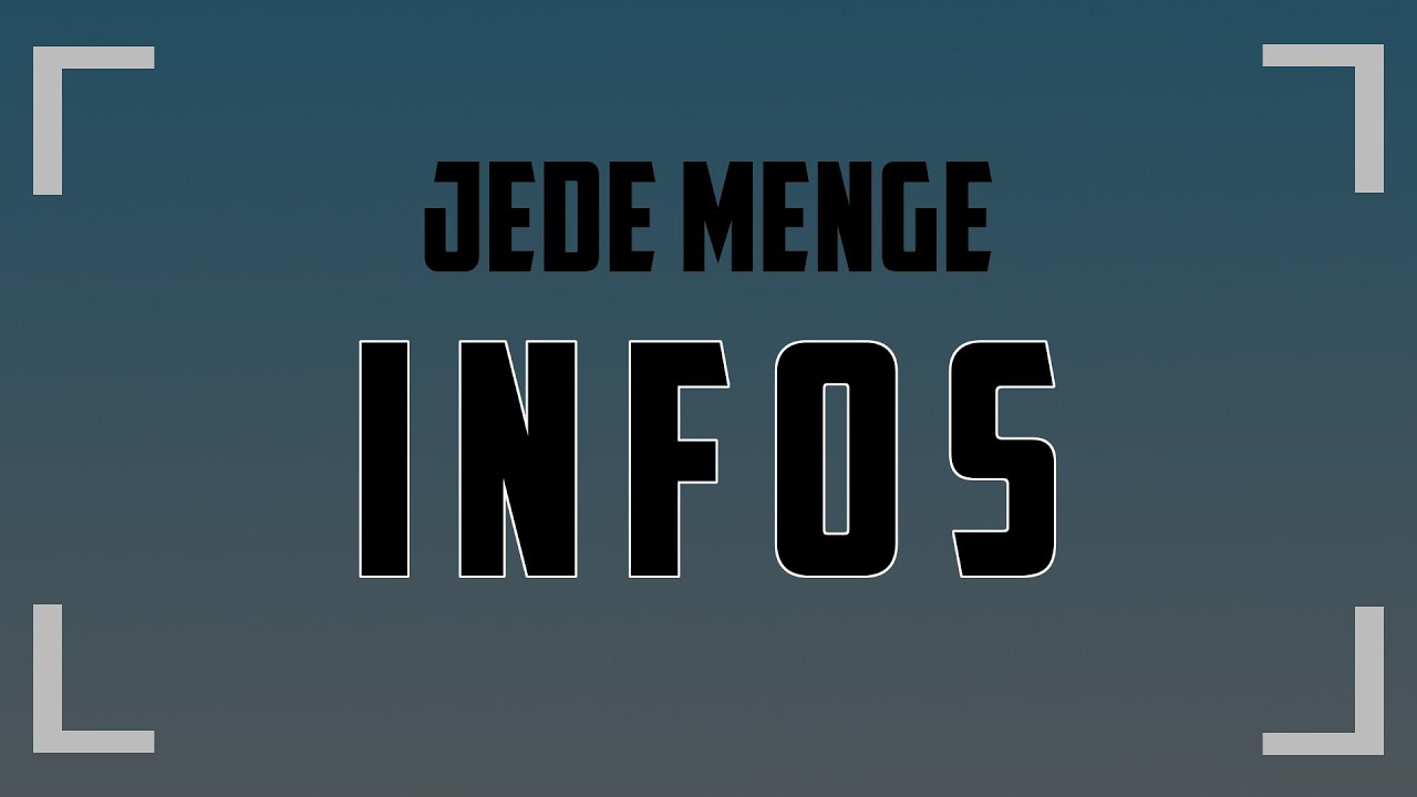 Jede Menge Infos! - YouTube