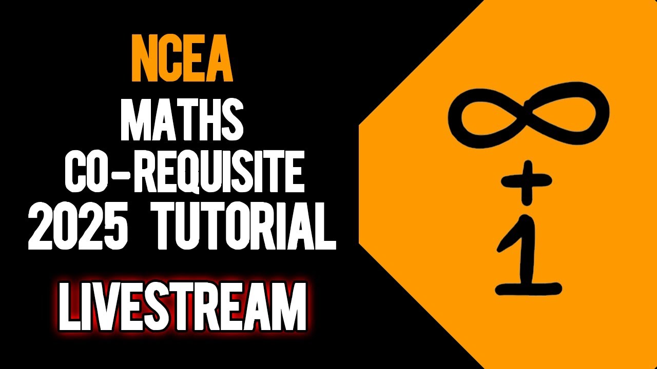 NCEA MathS Co-Requisite LIVE | 31 Aug 25 - YouTube