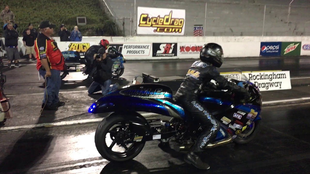 Pro Street Hayabusa Rivals Face off in Drag Race - Ehren Litten vs ...