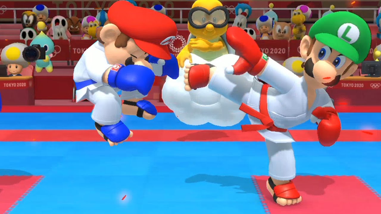 Mario and Sonic at the Tokyo 2020 Olympic Games All Character Karate vs ...