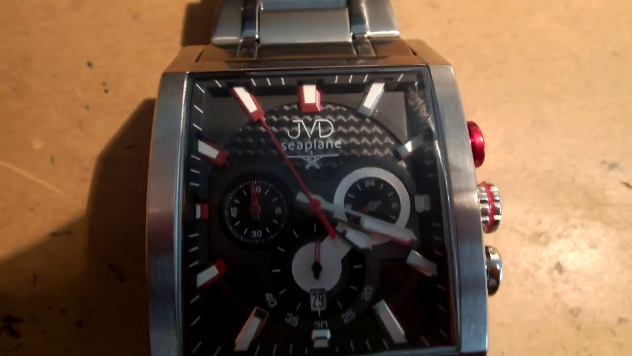 JVD Steel Seaplane Watch - YouTube