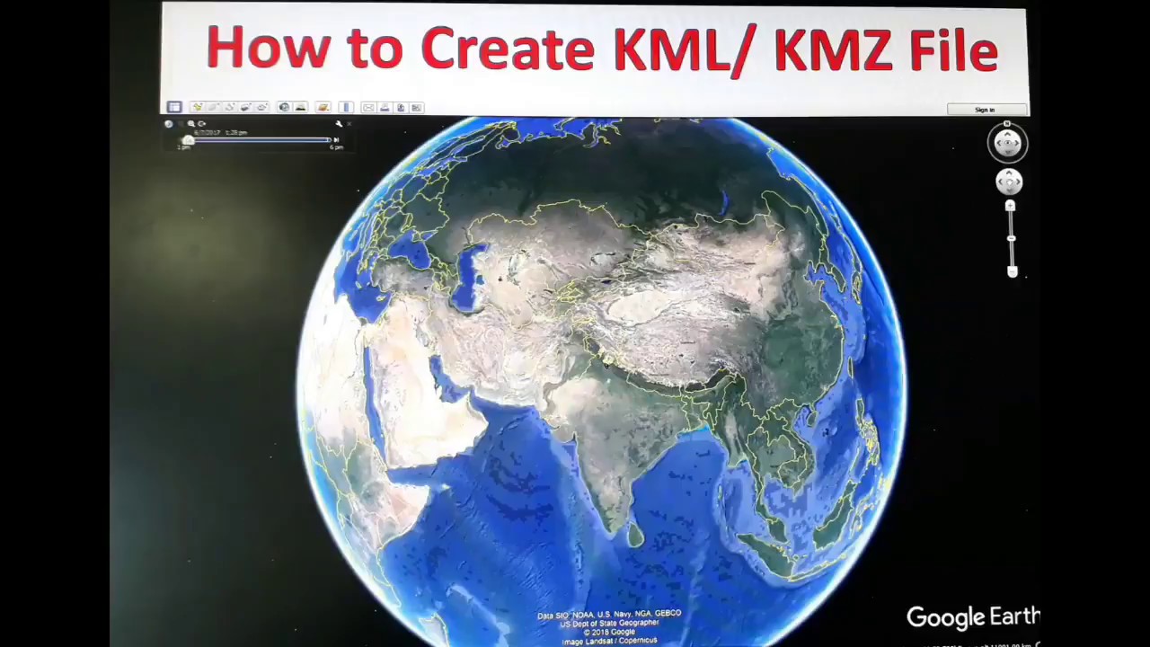 How to Create KML or KMZ File - YouTube