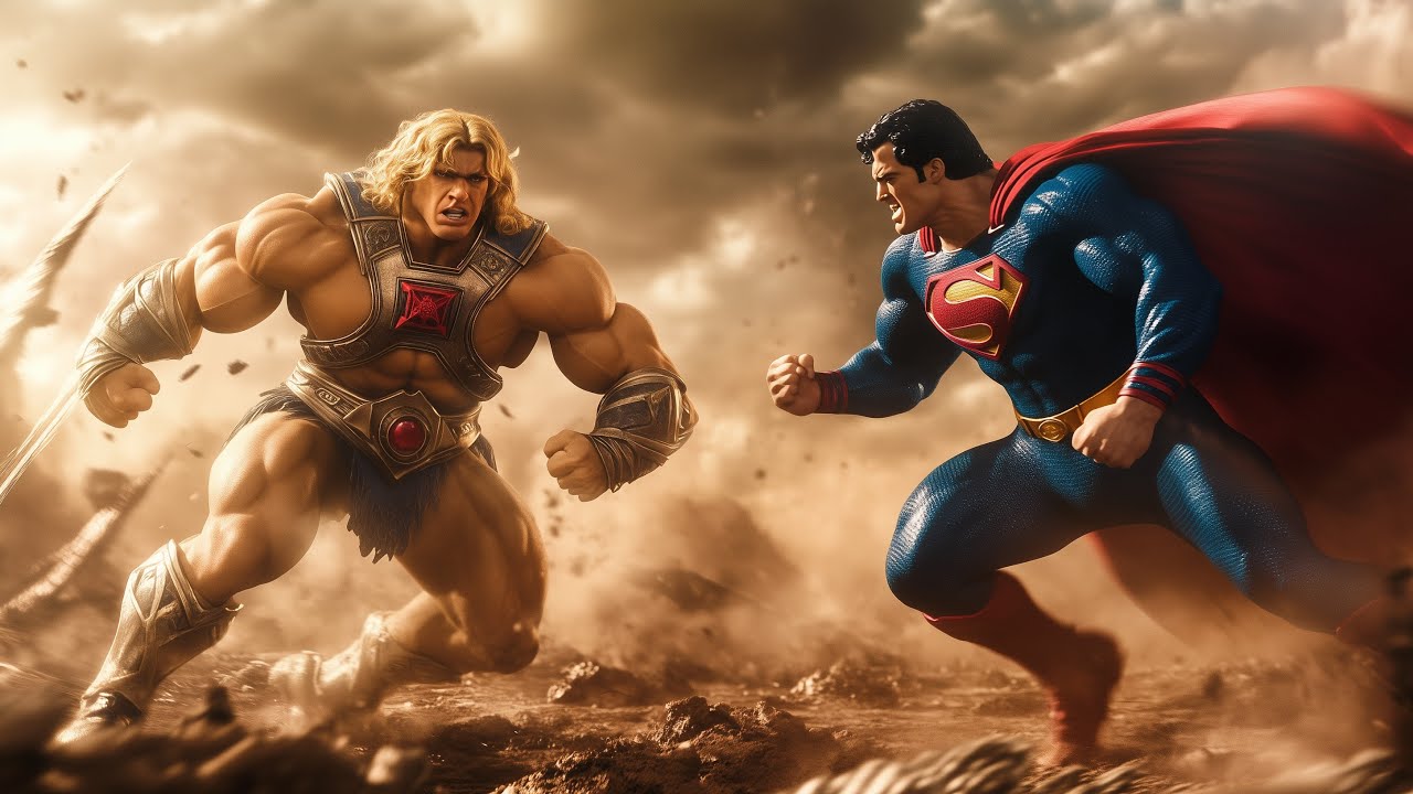 He-Man vs Superman | Epic Fight! (Part 2) - YouTube