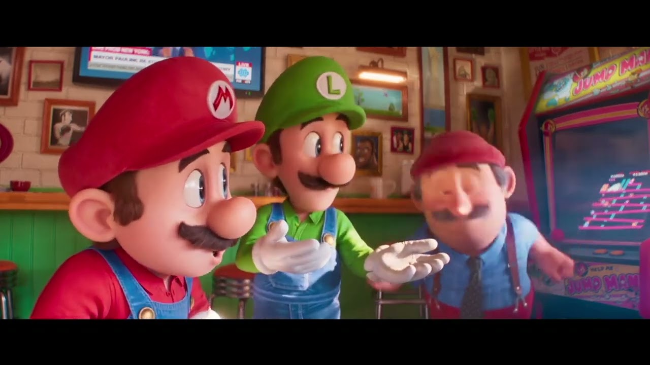 Super Mario Bros Movie( Pizza Place Scene) - YouTube