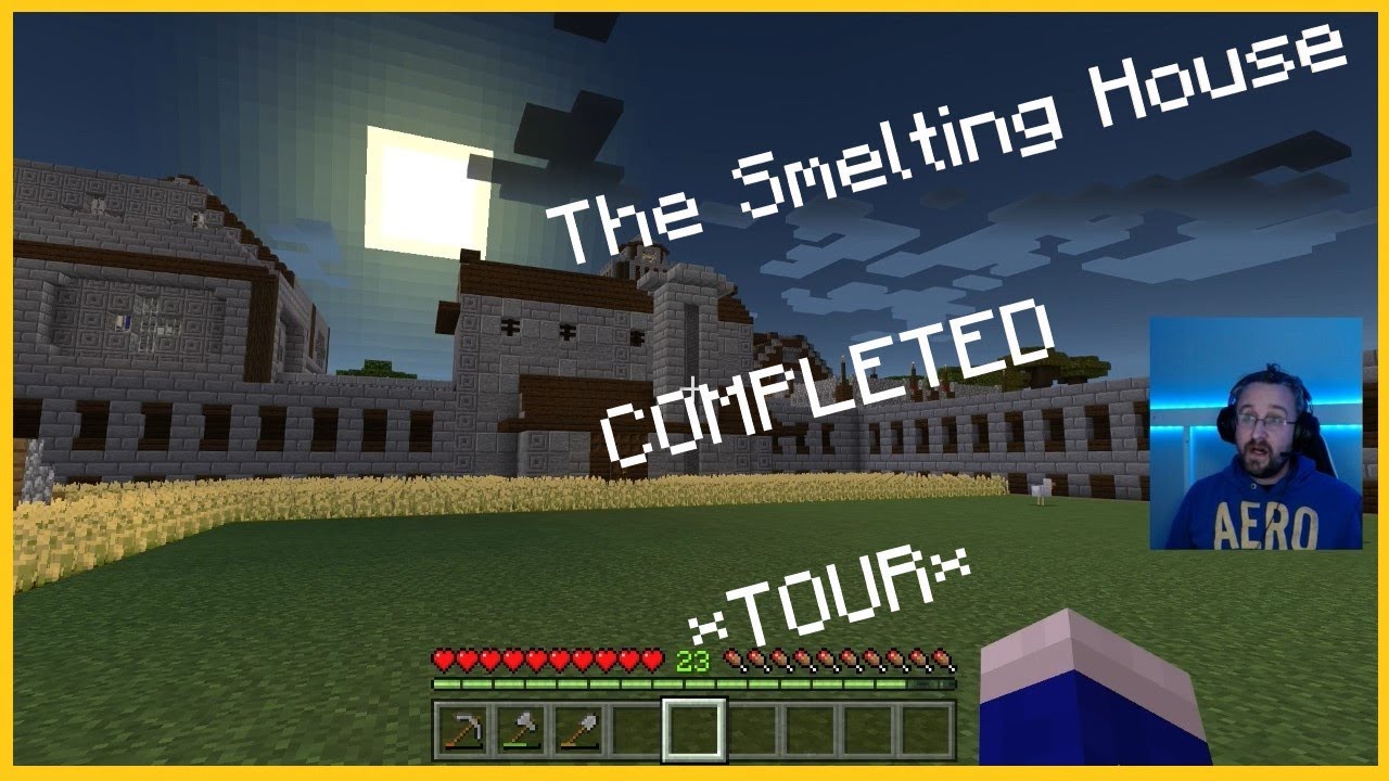 Smelting House Completed! Build Tour! - YouTube