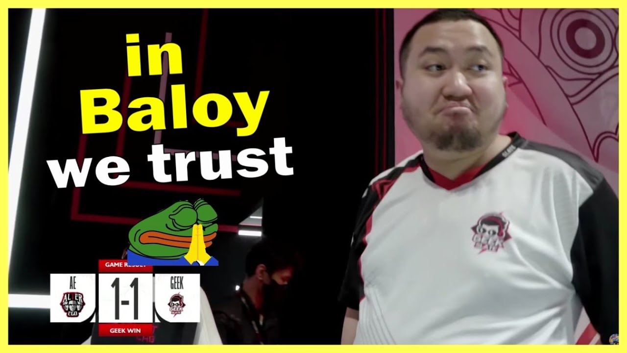 Baloyskie makes a face after forcing game 3 vs Alter Ego - YouTube