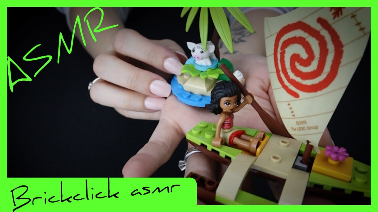 [ASMR] LEGO Build: Moana (no talking just LEGO sounds) - YouTube