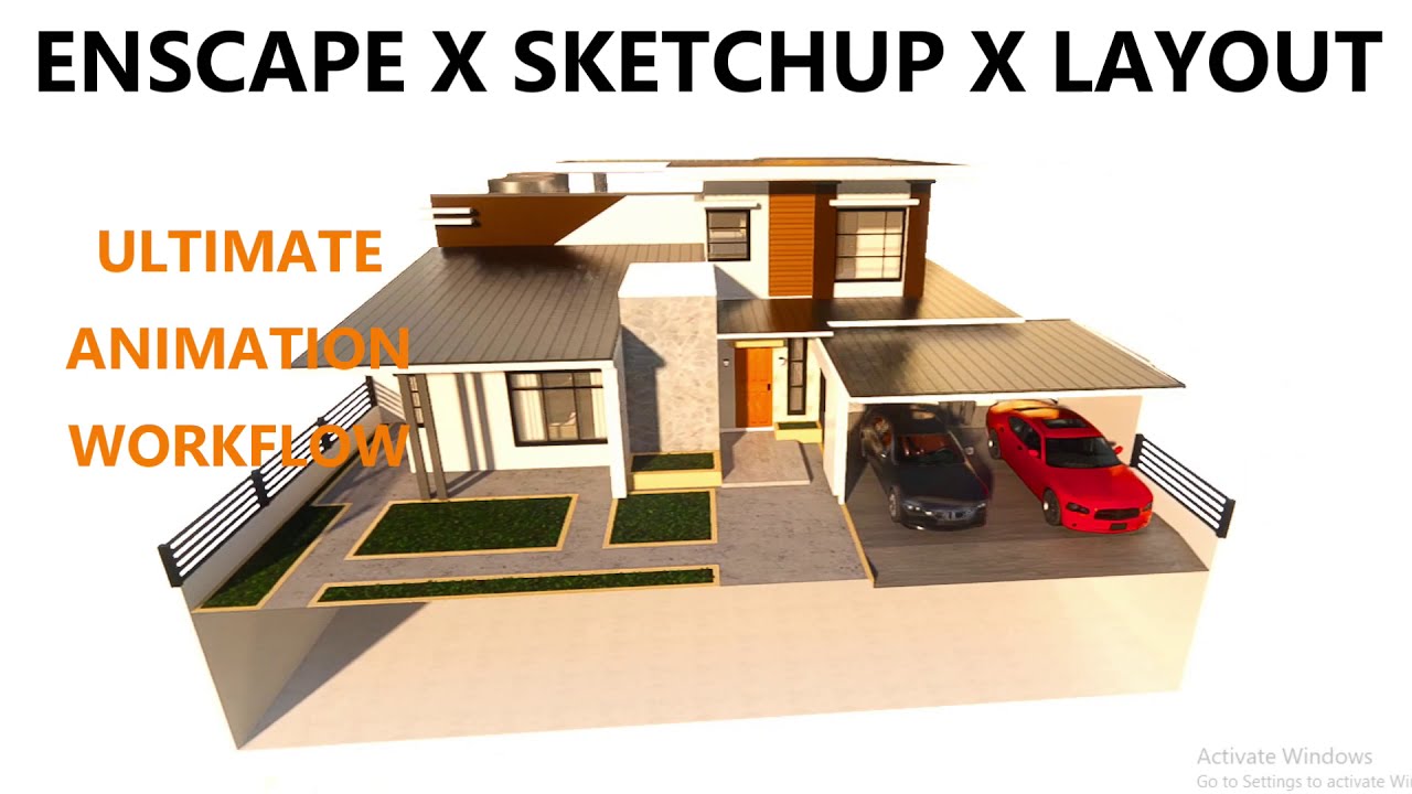 Sketchup for Architects - Imagine Motions Workflow (Slope House) - YouTube